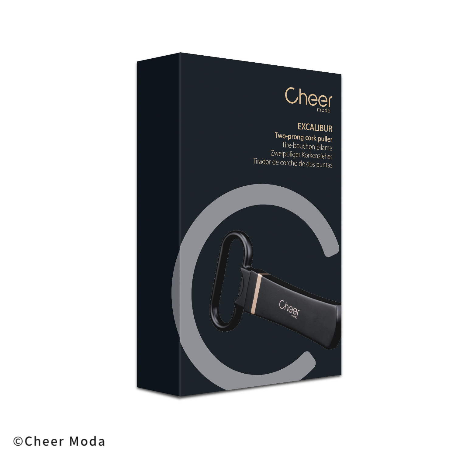 Tire-bouchon bilame EXCALIBUR - Signature - Cheer moda® - Offrir Retailers Tire-bouchon bilame EXCALIBUR - Signature - Cheer moda® - Offrir Retailers